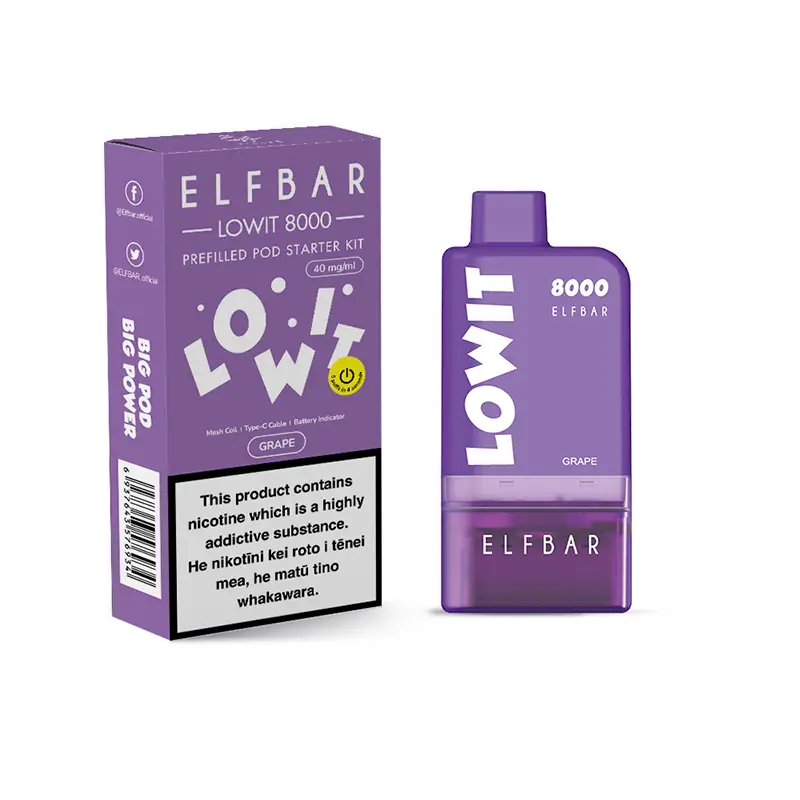ELFBAR Lowit 8000 Vape Kit | VapePenZone Japan