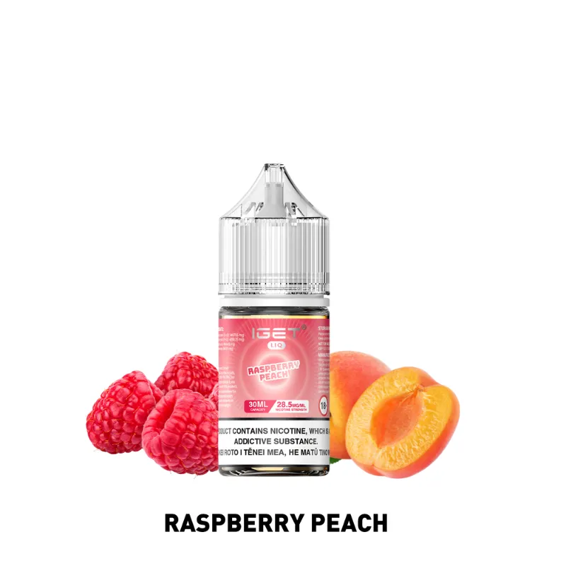 IGET LIQ VAPEリキッド - ラズベリーピーチ（Raspberry Peach）｜公式限定・VPZ JP