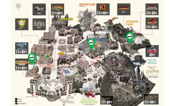 【USJ 喫煙所2025最新版】ユニバ内と周辺全10か所の喫煙所マップ＆ルート解説！| VPZ JP